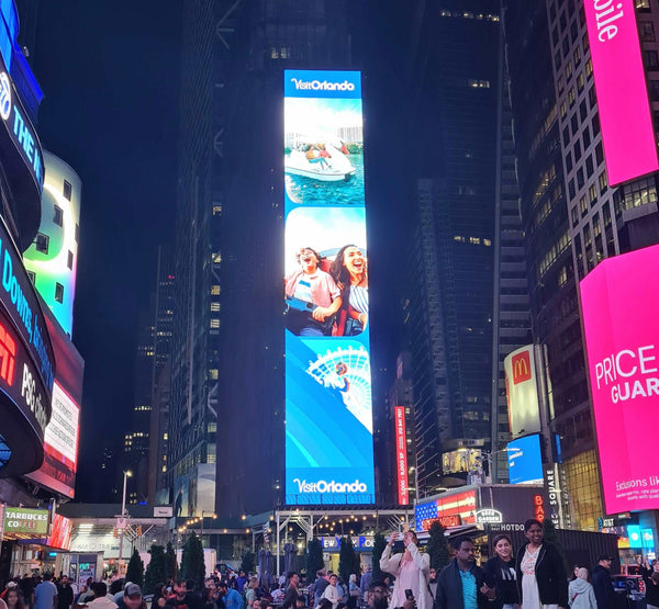 Advertise on One Times Square Building Monitor – PR to SKY